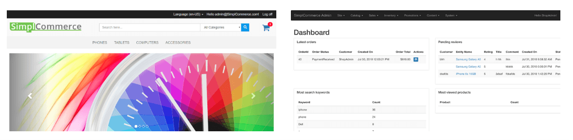 Best ASP.NET Core E-commerce Open Source Platforms