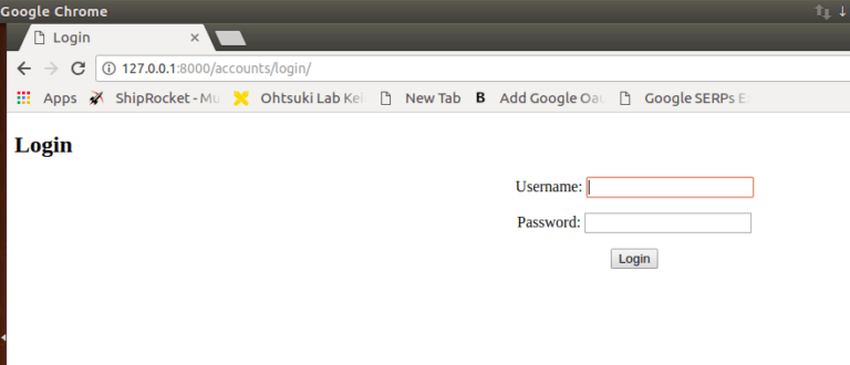 Web Login Page Tutorial Using Django Authentication System Python